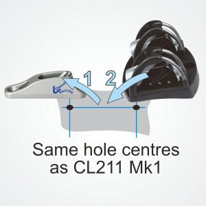 CK Keeper And Cage For 3-6mm (1/8 - 1/4") Rope |Clamcleat®