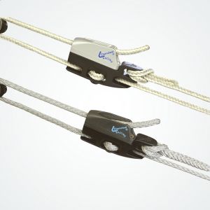 Cleats rigged on a rope